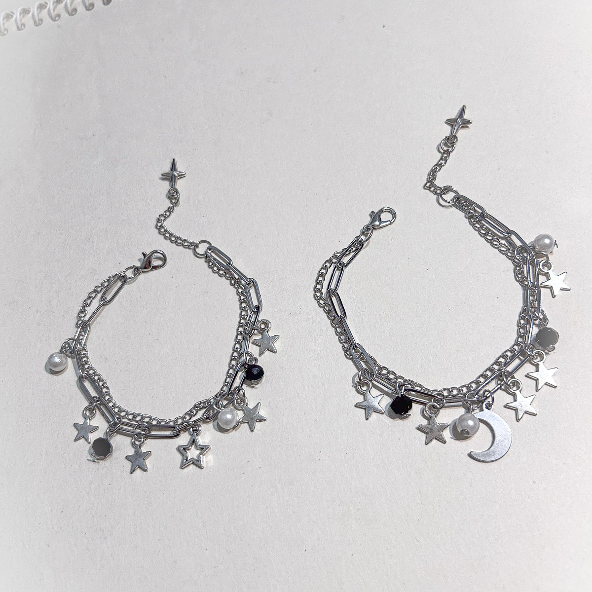 STAR & MOON MATCHING BRACELETS – Lilly Store