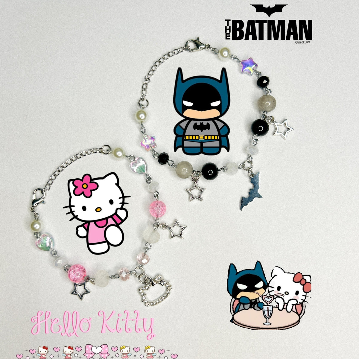 BATMAN & HELLOKITTY BRACELETS FOR COUPLES – Lilly Store