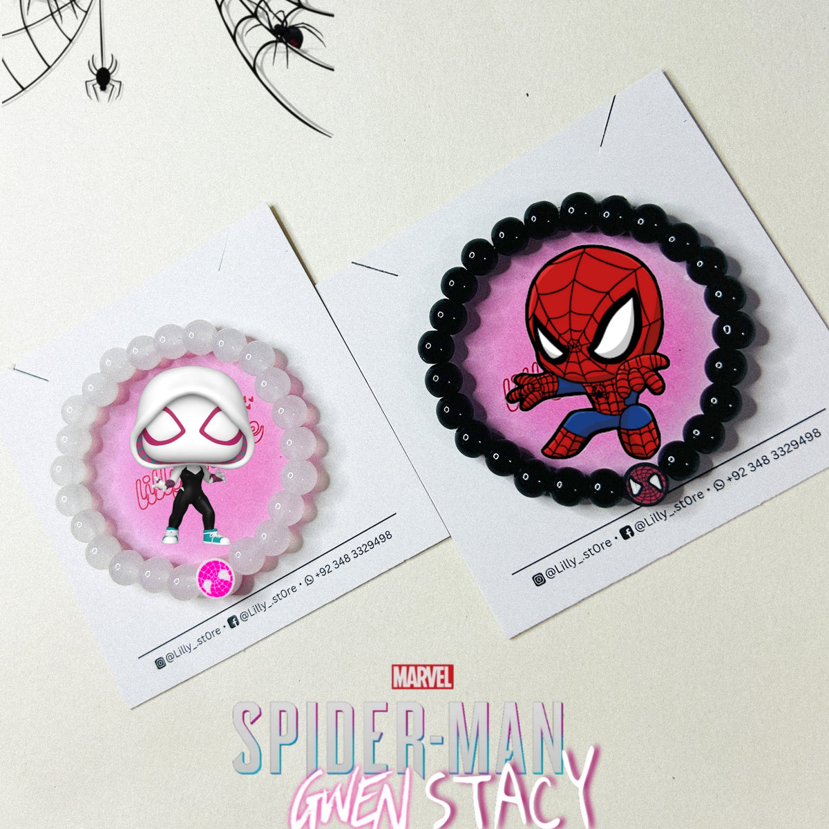SPIDERMAN & GWEN STACY COUPLE BRACELETS – Lilly Store